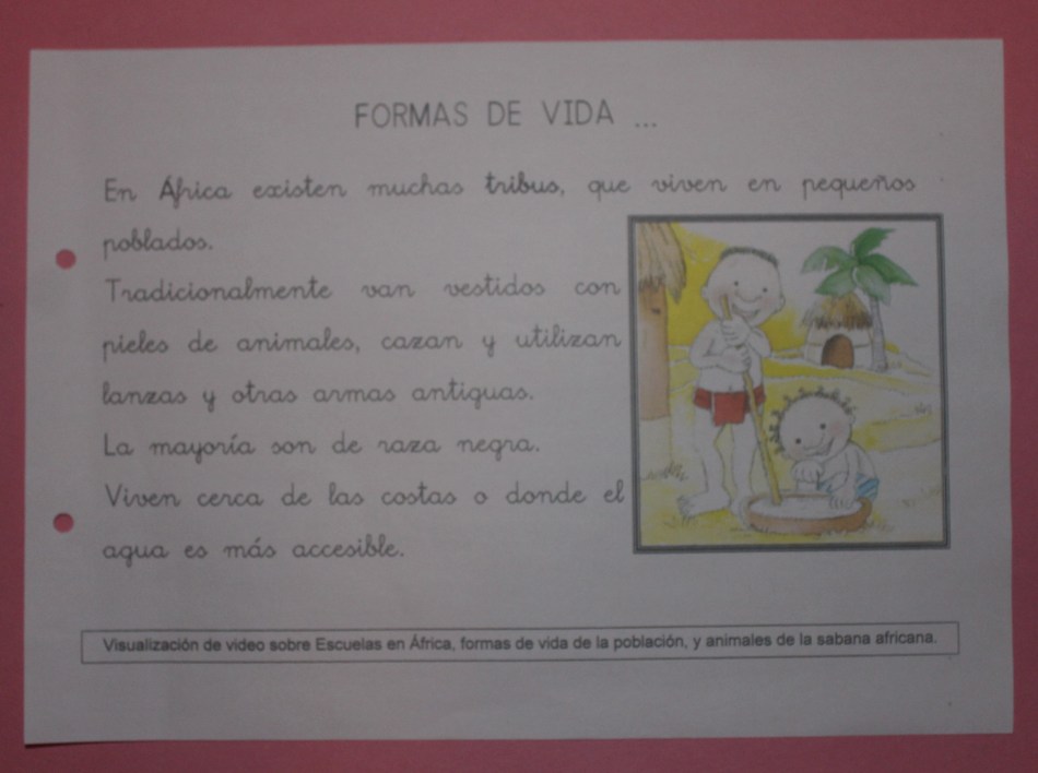 Proyecto: África, interculturalidad en las aulas. Project: Africa ...