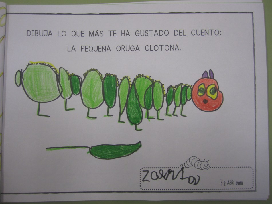 Proyecto: La Pequeña Oruga Glotona.