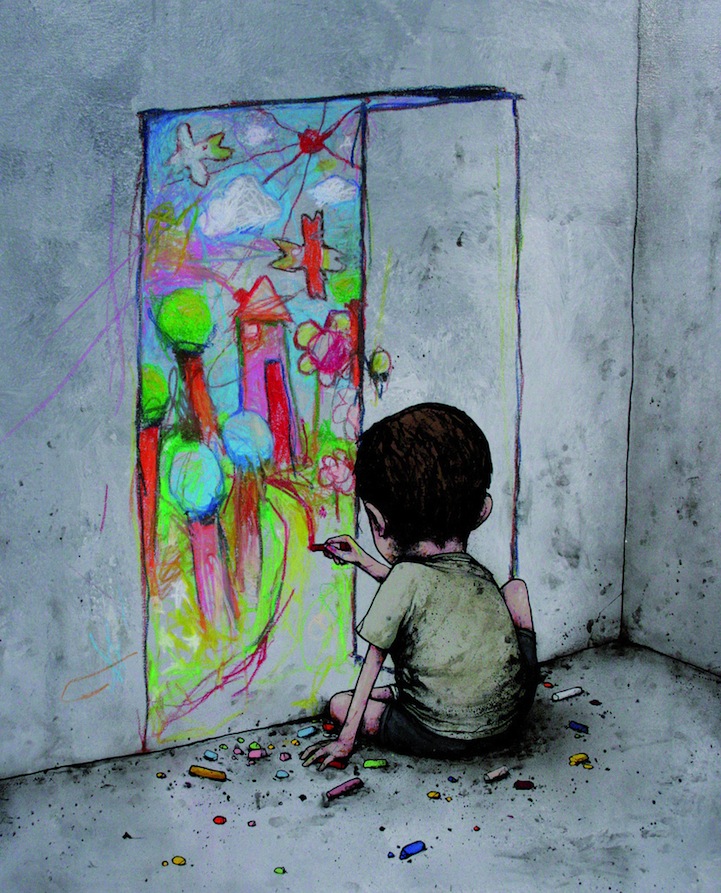Street Art about children