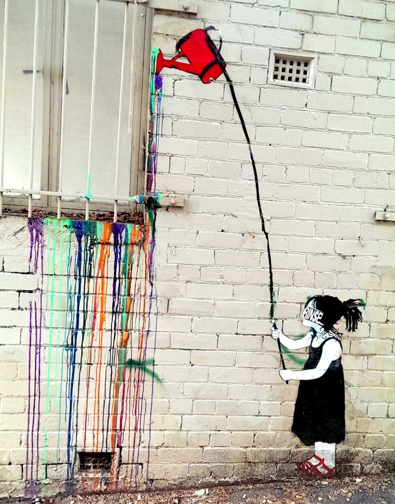 Street Art about children